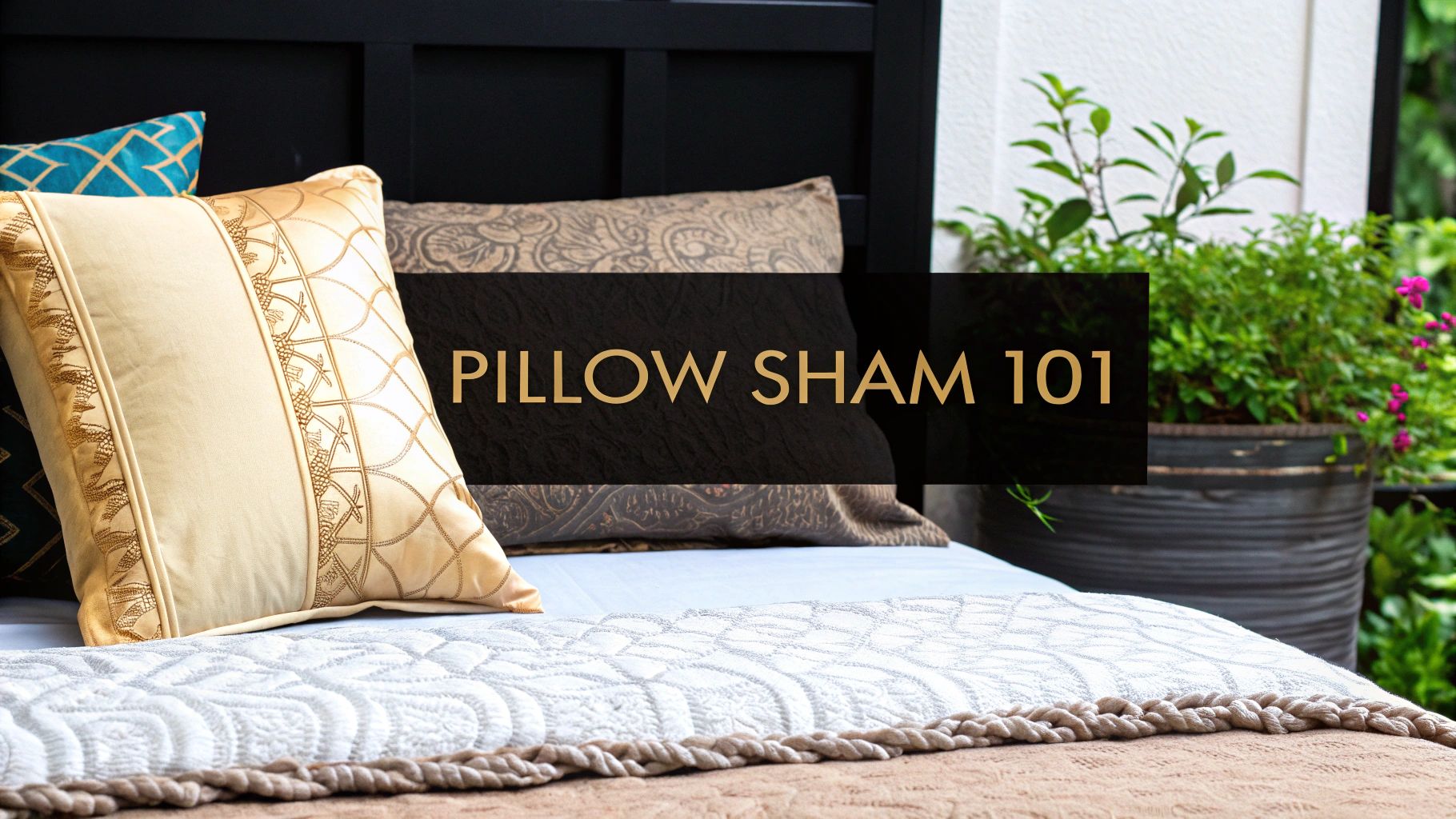 What Is a Pillow Sham? A Guide to Stylish Bedding – Morgan and Reid